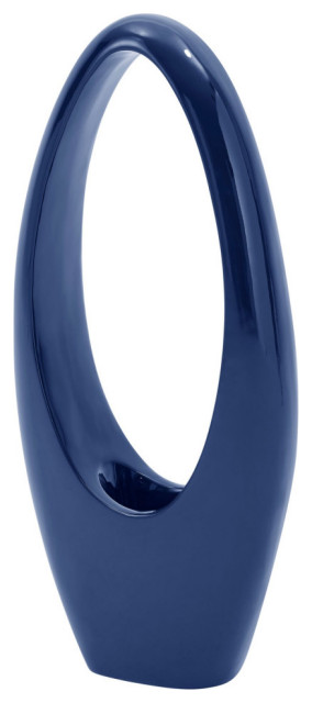 Mandolin Small Resin Floor Vase Sculpture - Modern - Vases - by Finesse ...