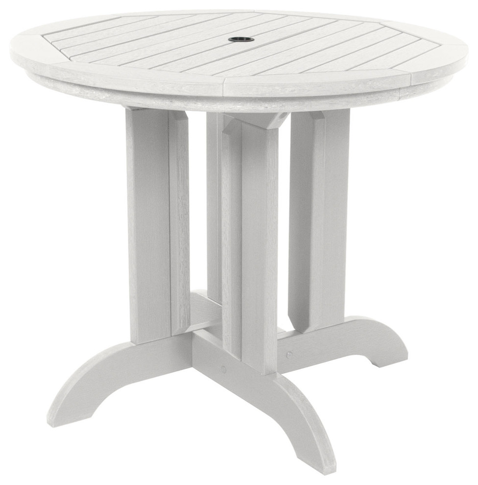 Round Dining Table, 36" - Beach Style - Outdoor Dining Tables - by ...