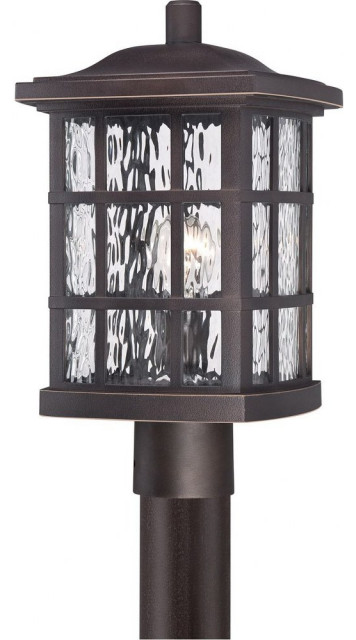 1 Light 100W Large Outdoor Post Lantern-Palladian Bronze Finish ...