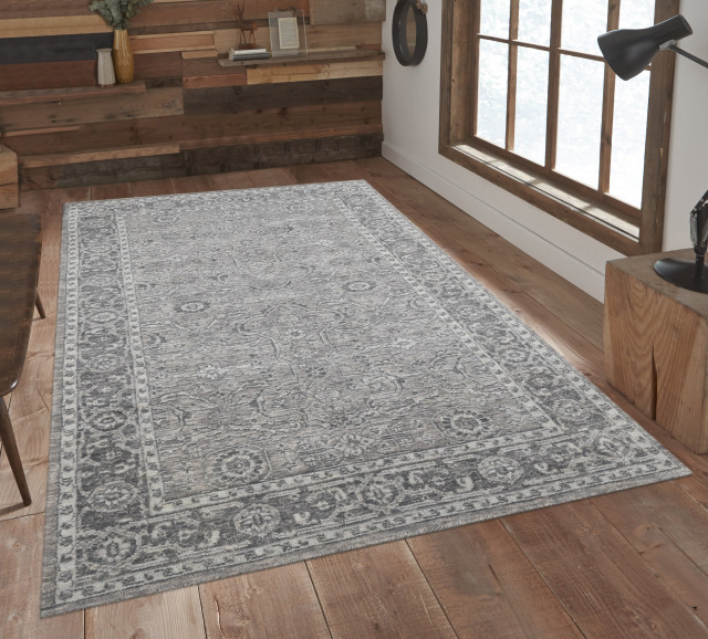 Amer Rugs Inara INA-10 Light Gray Gray Hand-woven Area Rugs, 10'x14 ...