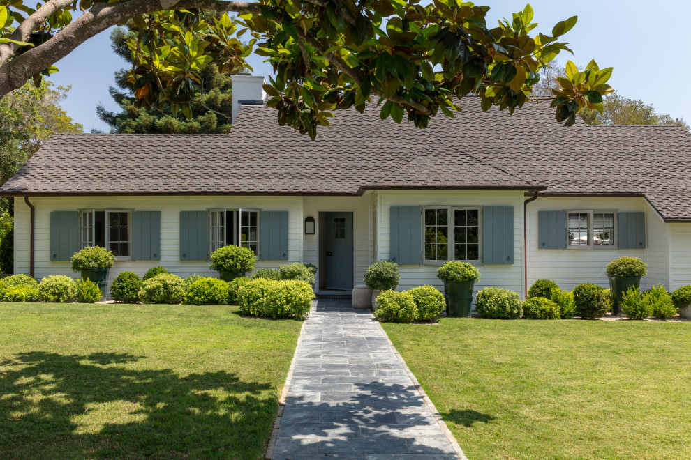 Montecito Timeless Traditional - Farmhouse - Landscape - Santa Barbara ...