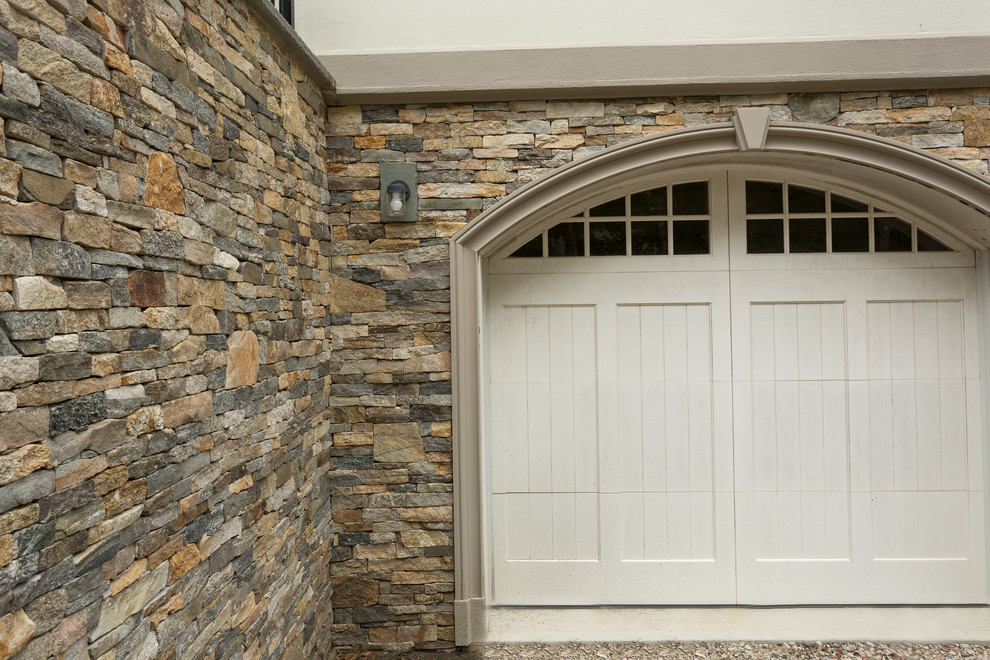 European Style Home with Natural Thin Stacked Stone Cladding ...