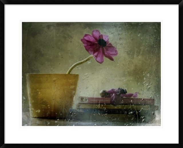 "A Day To Stay At Home" Framed Digital Print by Delphine Devos, 24x20", 30"x24" - Contemporary ...