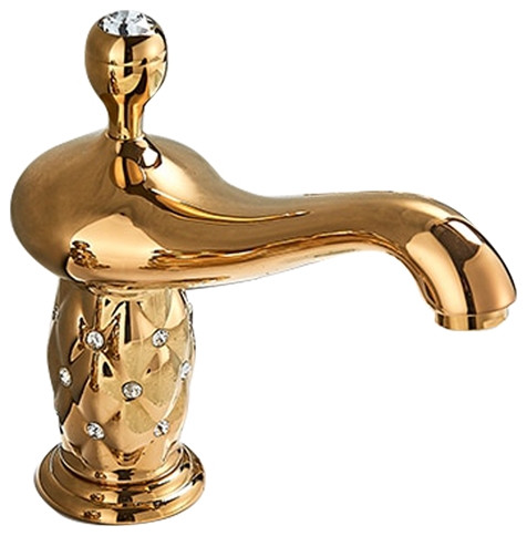 Bathselect Genie Gold and Diamonds Commercial Automatic Sensor Faucet ...