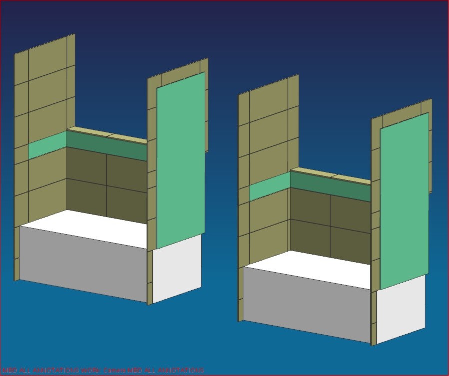 need stacked pattern shower tile layout advice...