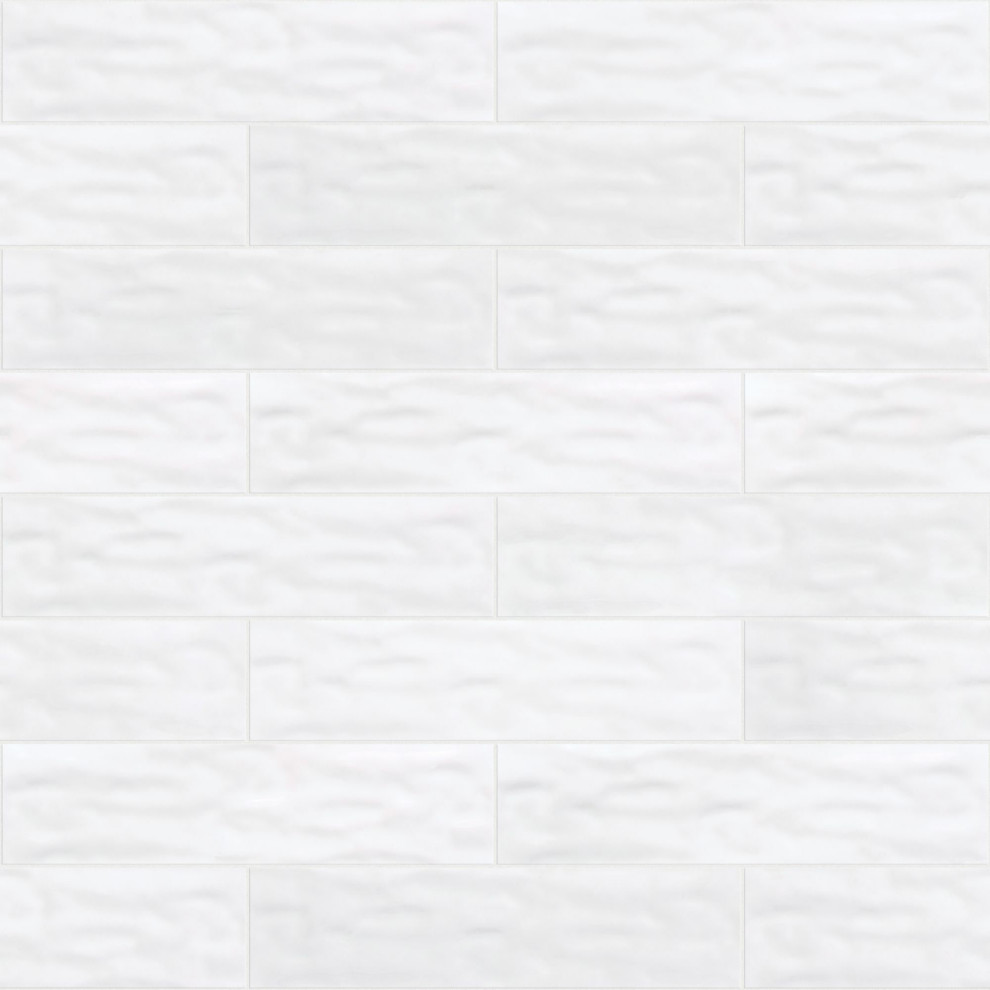 Shaw CS44X Geoscape - 4" x 16" Rectangle Brick Mosaic Wall Tile ...