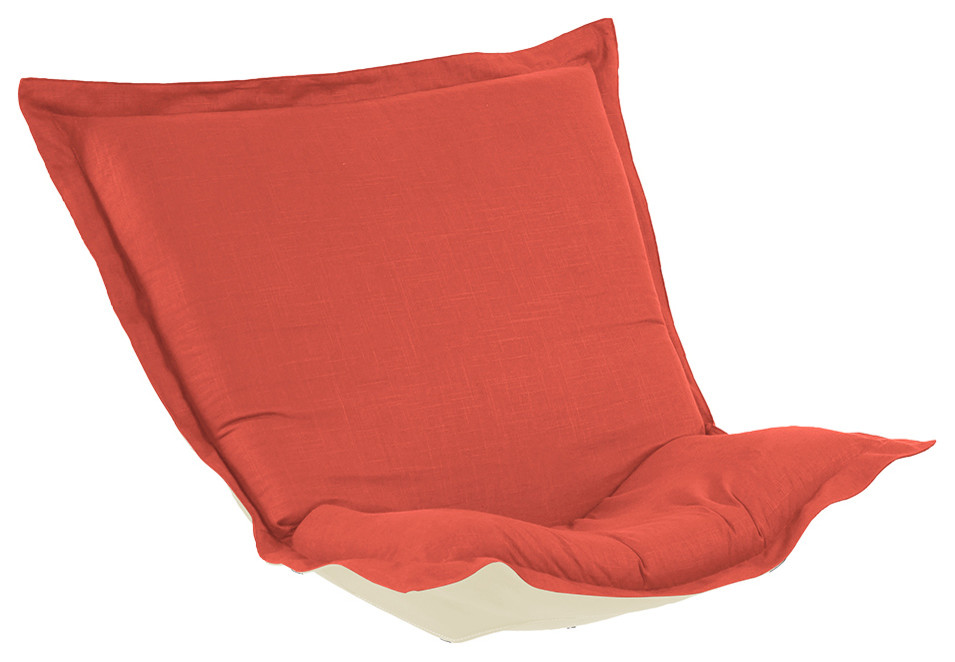 Howard Elliott Slub Puff Chair Cover Linen - Contemporary - Slipcovers ...