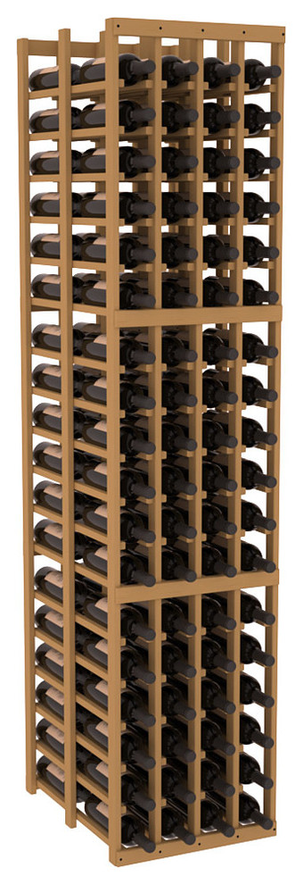 4 Column Double Deep Cellar, Pine - Contemporary - Wine Racks - by Wine ...