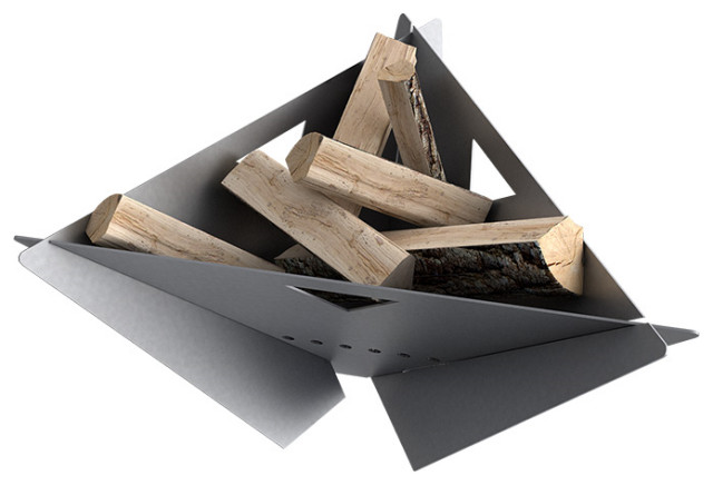 Delta Firepit in Natural Finish - Contemporary - Fire Pits - by MF Fire ...