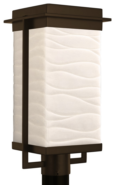 Pacific LED Post Light, Outdoor, Dark Bronze - Transitional - Deck ...