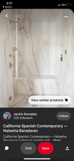 Solid surface bathroom walls - quartzite? any experience?