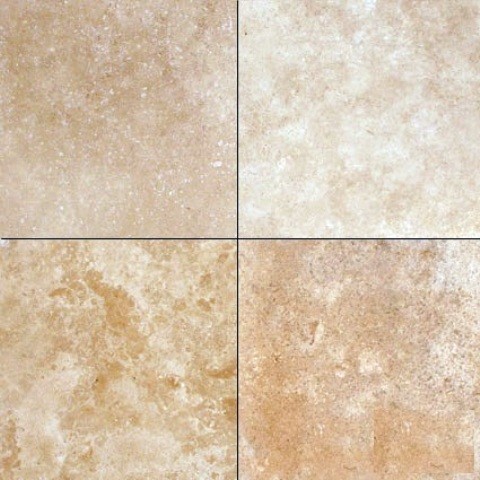 Tuscany Walnut 12x12 Honed/Filled Tile, 30 Sq. ft. - Modern - Wall And ...