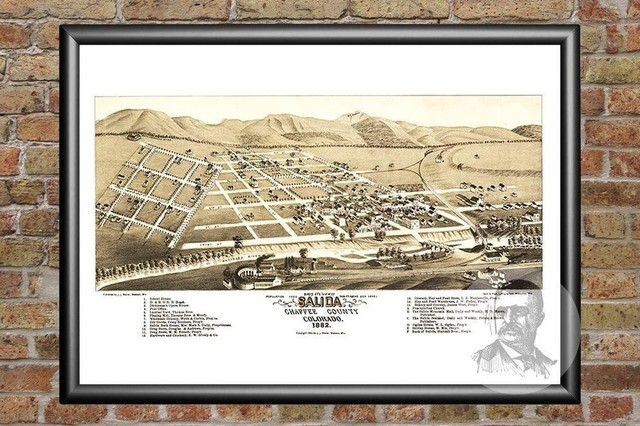 Old Map of Littleton New Hampshire 1883, Vintage Map Art Print, 24"x36 ...