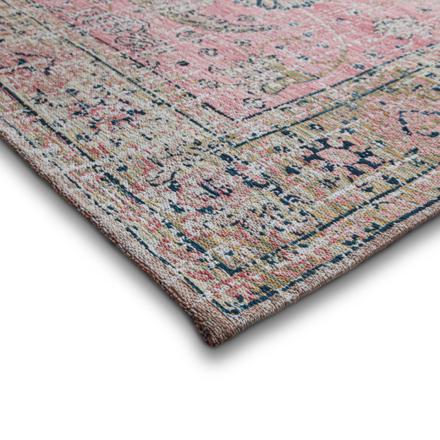 Coleman Area Rug, Pink,Blue, 8x10 - Contemporary - Area Rugs - by ...