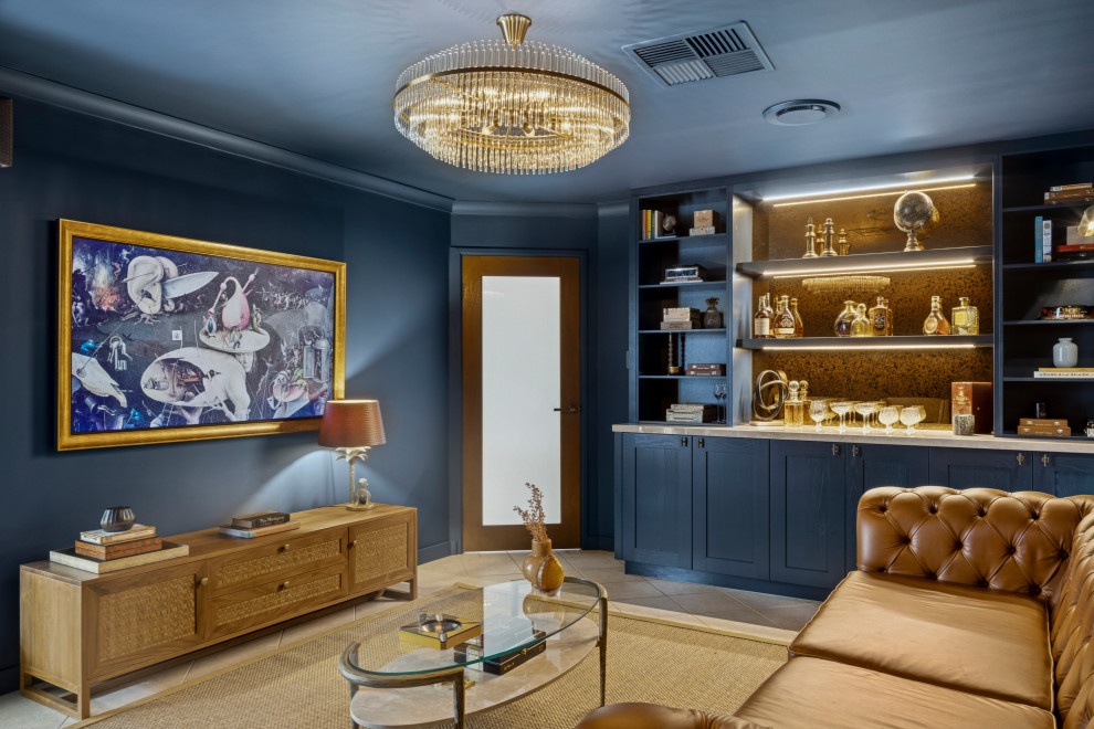 Cigar Library Lounge - Traditional - Family Room - Perth - by Rounded ...