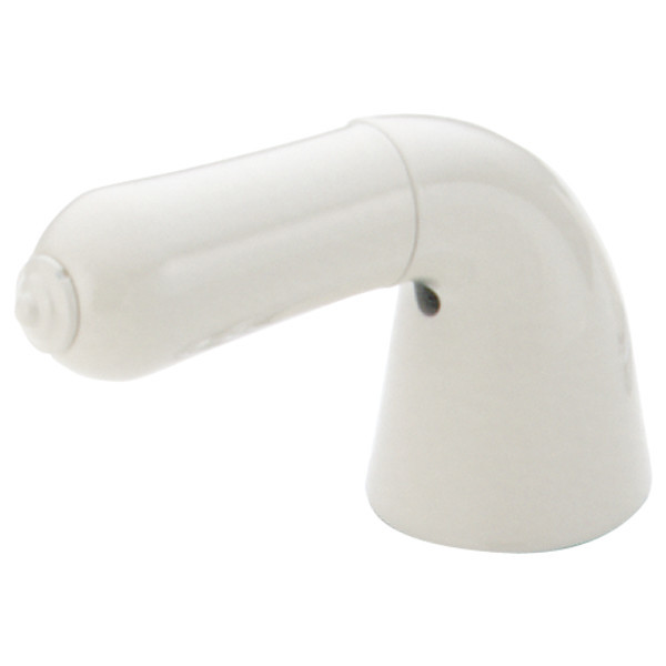 Small Base Lever Handle Pair, White - Toilet Handles And Levers - by ...