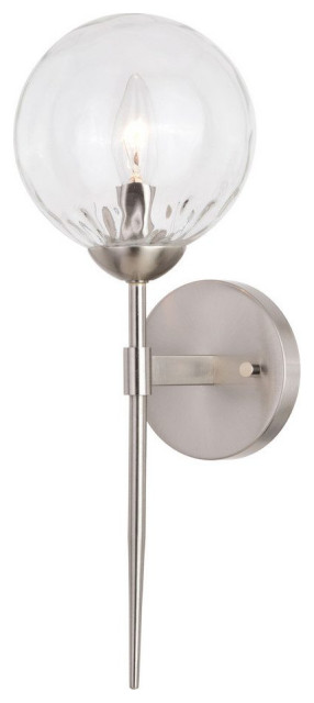 Olson Wall Light Satin Nickel - Contemporary - Bathroom Vanity Lighting ...