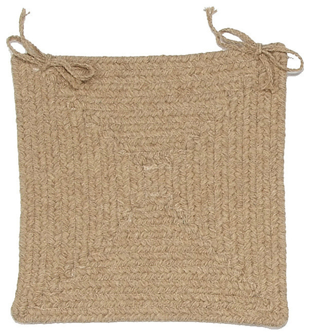 Shear Natural Chair Pad - Farmhouse - Seat Cushions - by BisonOffice ...