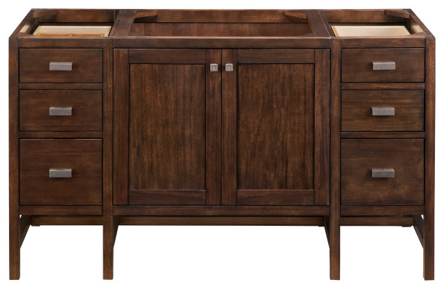 Addison 60" Vanity, Mid Century Acacia - Transitional - Bathroom ...