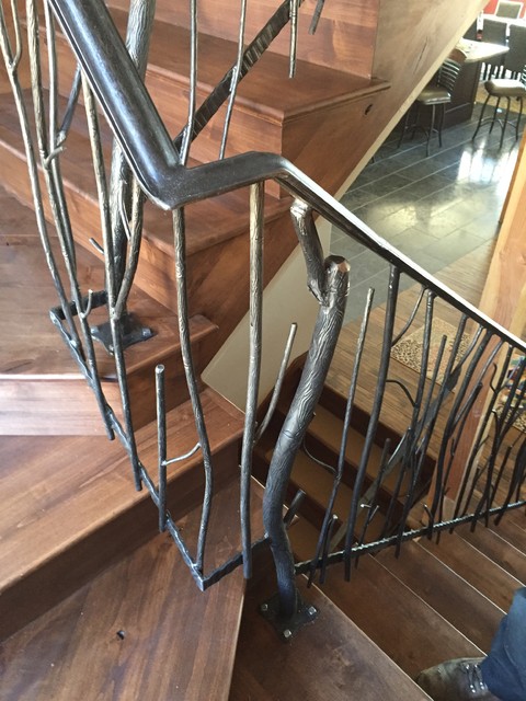 stair railing - Rustic - Staircase - Sacramento - by Paris Ranch Iron ...
