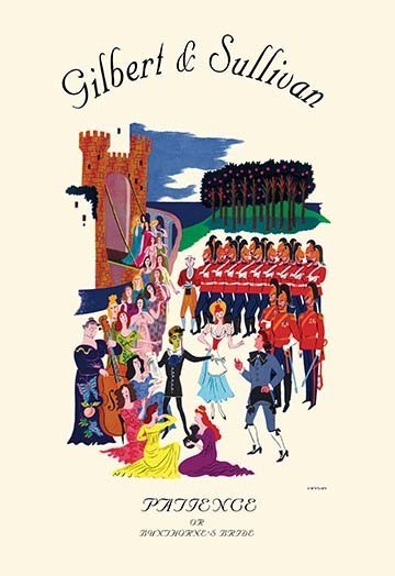 Patience, or Bunthorne's Bride, 20" x 30" - Traditional - Prints And ...