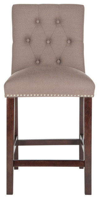 Jerico Counter Stool, Set of 2, Taupe - Transitional - Bar Stools And ...