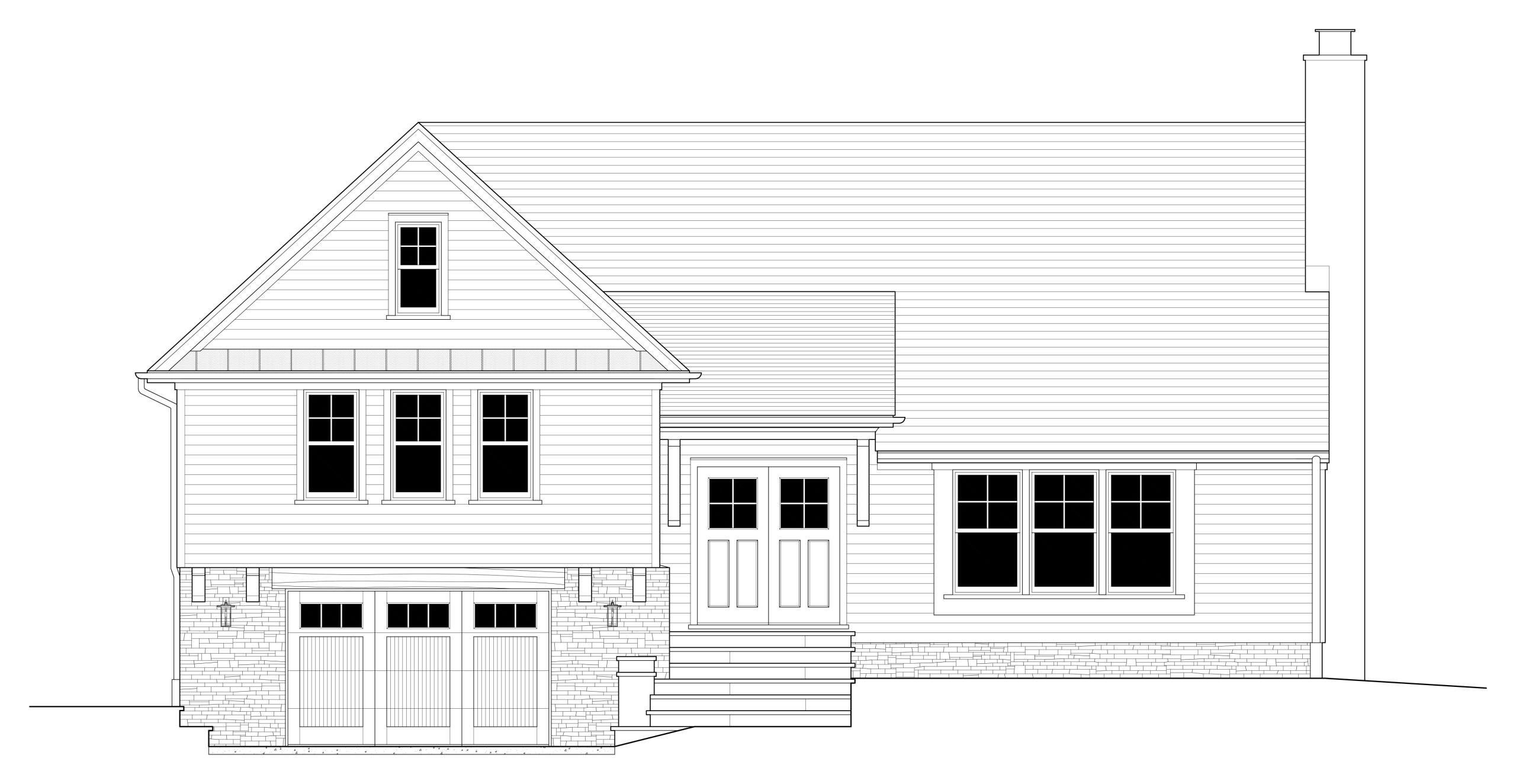 Modern Elevation Drawing