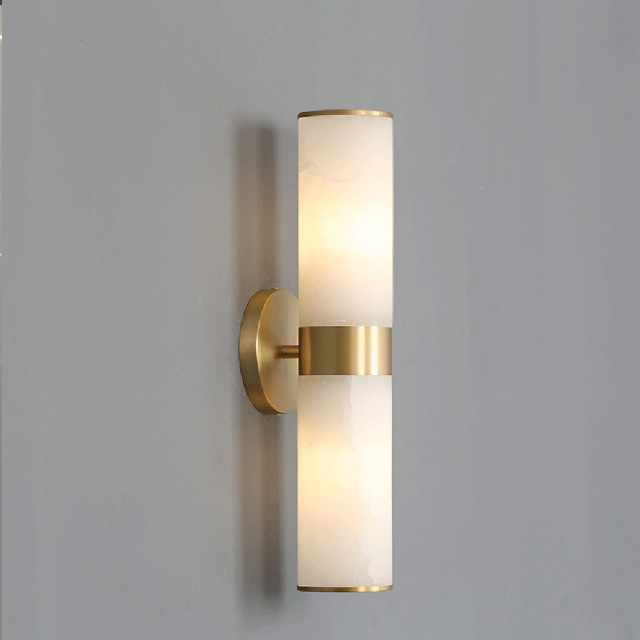 Natural Marble Modern Wall Sconce - Contemporary - Wall Sconces - by ...
