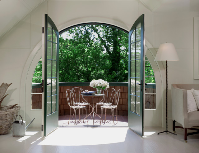 Classic Shingle Style House - Victorian - Balcony - DC Metro - by ...