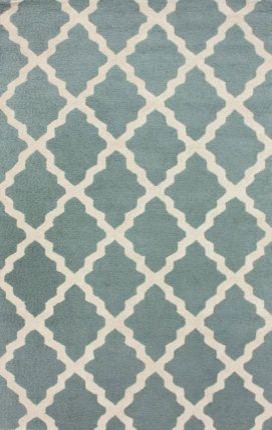 How to decorate with the "spa blue" "light blue" rug