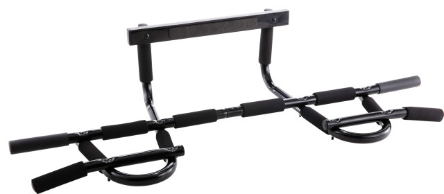 Pull Up Bar for In-Home Fitness Door Bar Chin Ups, Crunches and Leg ...