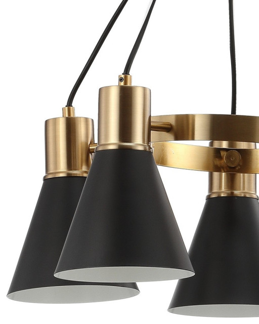 Apollo 3-Light Adjustable Metal LED Task Pendant Lamp, 5-Light(s ...