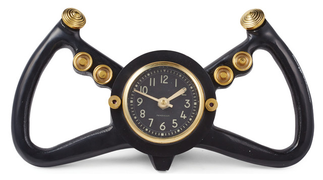 Cockpit Table Clock - Contemporary - Desk And Mantel Clocks - by ...