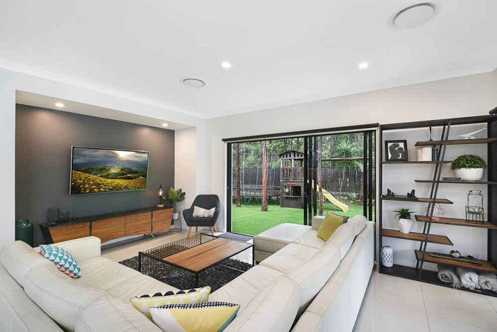 Bespoke Home - Contemporary - Living Room - Sunshine Coast - by Points ...