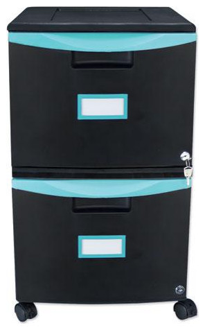 2-Drawer Mobile Filing Cabinet - Contemporary - Filing Cabinets - by ...