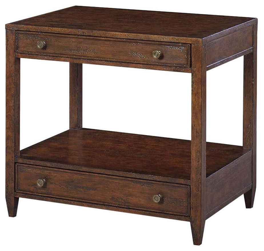 Classic Nightstand - Mahogany Finish - Transitional - Nightstands And ...