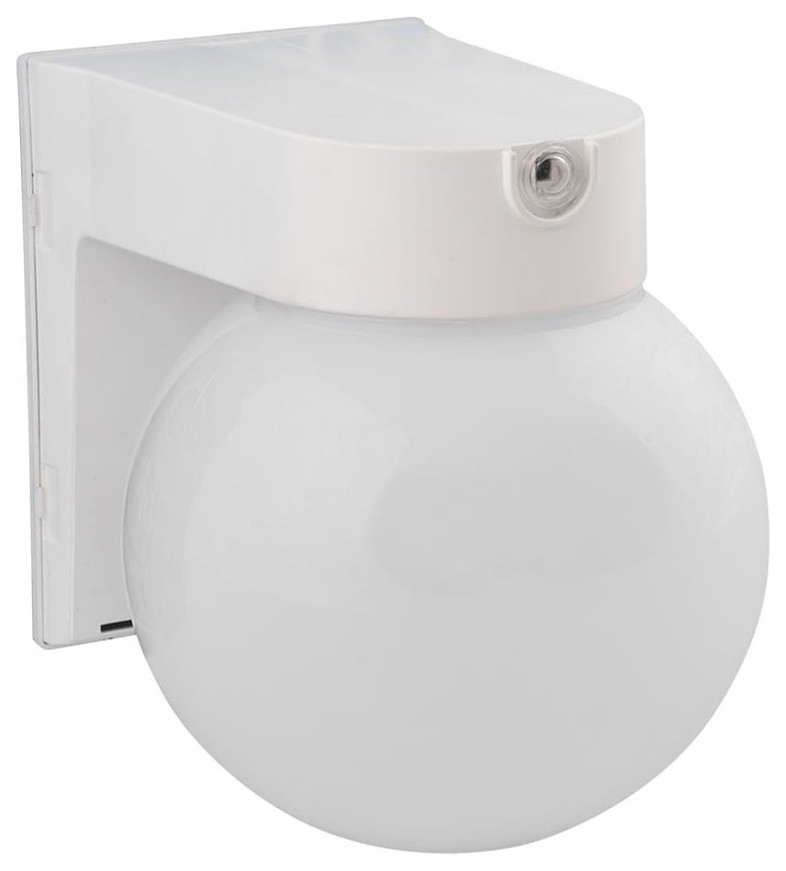 LED Security Light Wall Pack, 12W, Round - Contemporary - Outdoor Wall ...