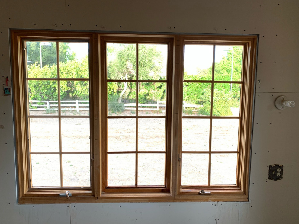 wood window staining need help