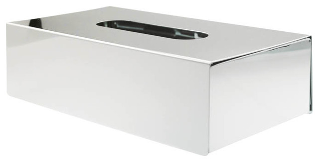 Otel Tissue Box, Stainless Steel - Contemporary - Tissue Box Holders ...
