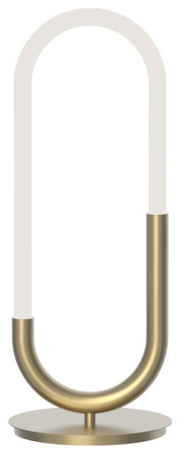 Huron Table Lamp, Natural Brass - Modern - Table Lamps - by Kuzco ...