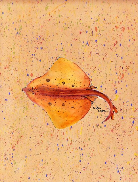 Stingray Stingray Flag Canvas House Size - Beach Style - Flags And ...