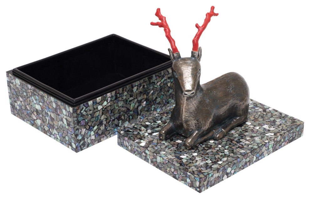Magic Forest Box - Rustic - Decorative Boxes - by Maitland-Smith | Houzz