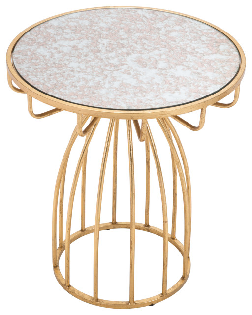 Silo Side Table Gold - Contemporary - Side Tables And End Tables - by ...