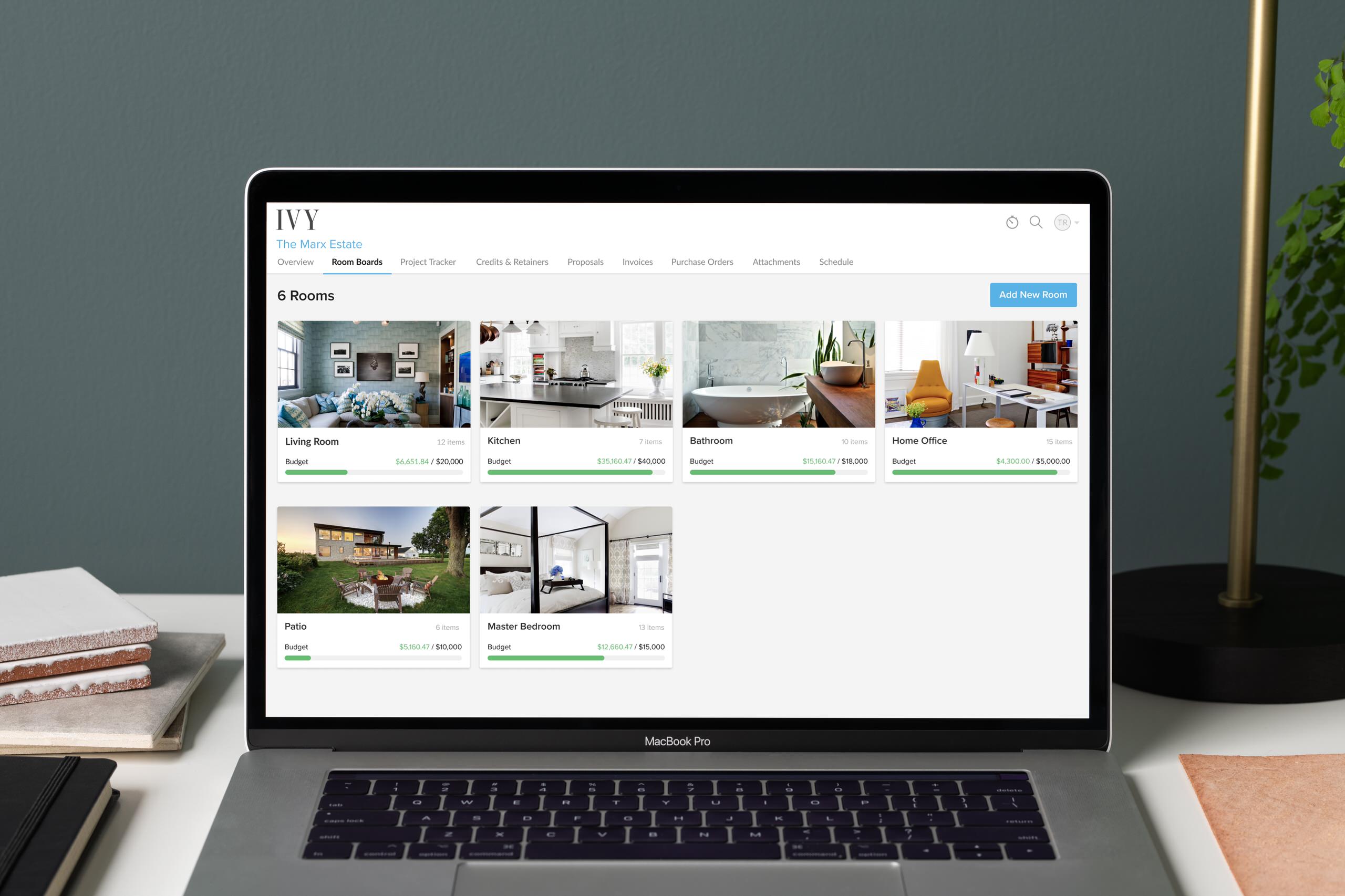 Ivy Introduces Room Boards for Designers