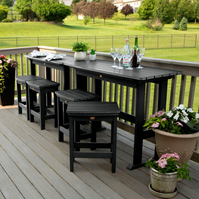 Lehigh 6pc Counter Height Balcony Set - Transitional - Outdoor Pub And ...