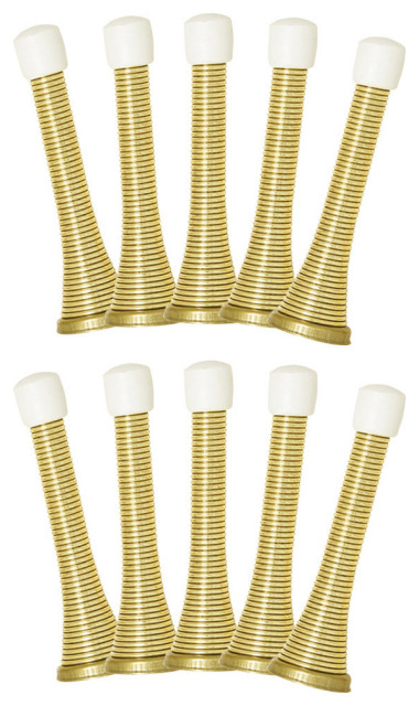 Design House 181693 3-1/8 Inch Baseboard Mounted Spring Door Stop ...