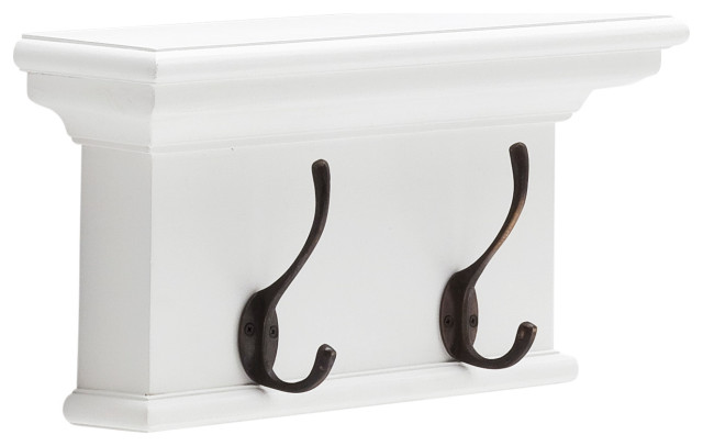 Halifax 2-Hook Coat Rack - Traditional - Coatracks And Umbrella Stands ...