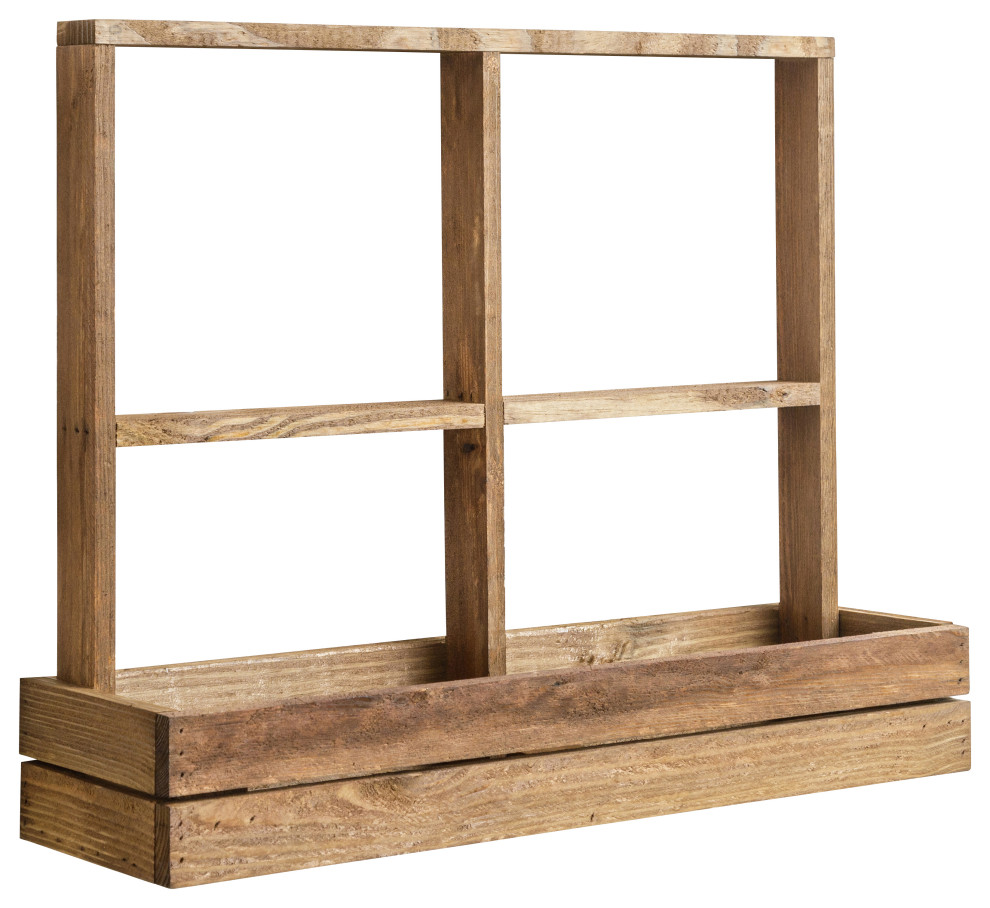 Marigold Window Planter Box - Rustic - Outdoor Pots And Planters - by ...