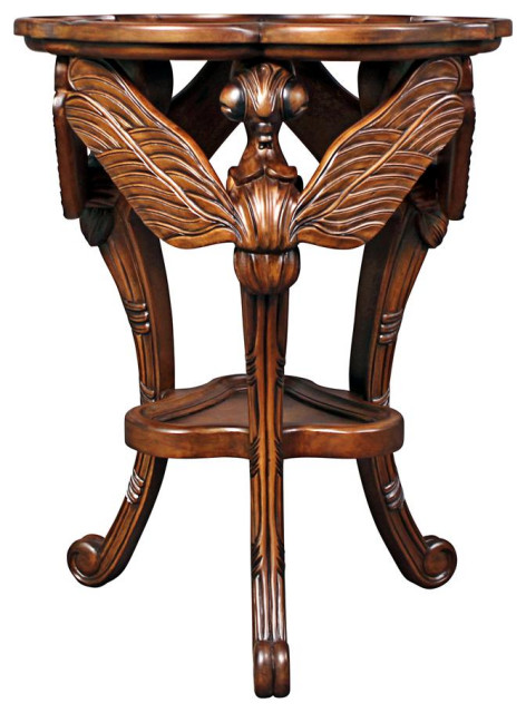 Design Toscano Dragonfly Occassional Table - Traditional - Side Tables ...