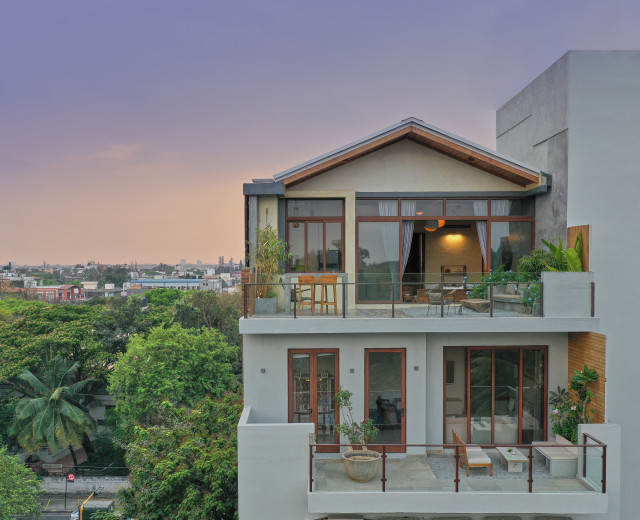 India Houzz: Artistic Minimalism for a Hilltop Penthouse | Houzz NZ